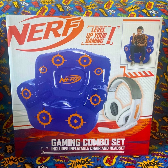 Hasbro | Accessories | On Salerare Nerf Gaming Combo Set Inflatable ...
